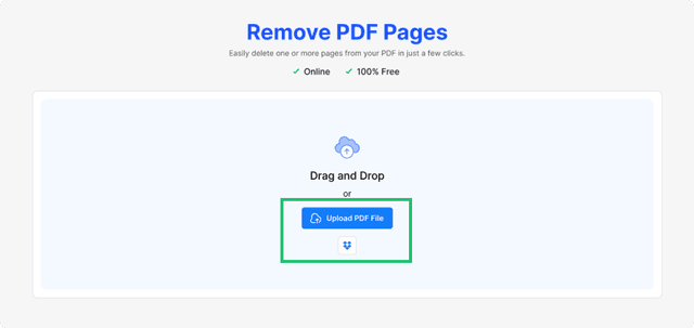 Remove PDF Pages | Delete Unwanted Pages for Free
