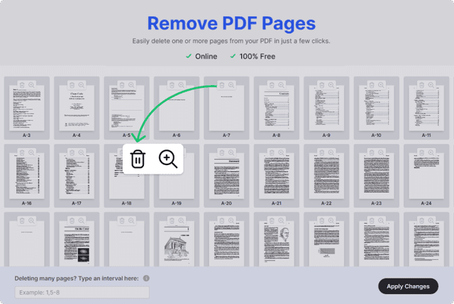 Remove PDF Pages | Delete Unwanted Pages for Free