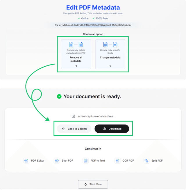 Online PDF Metadata Editor - Edit, Update, & Customize PDF Info