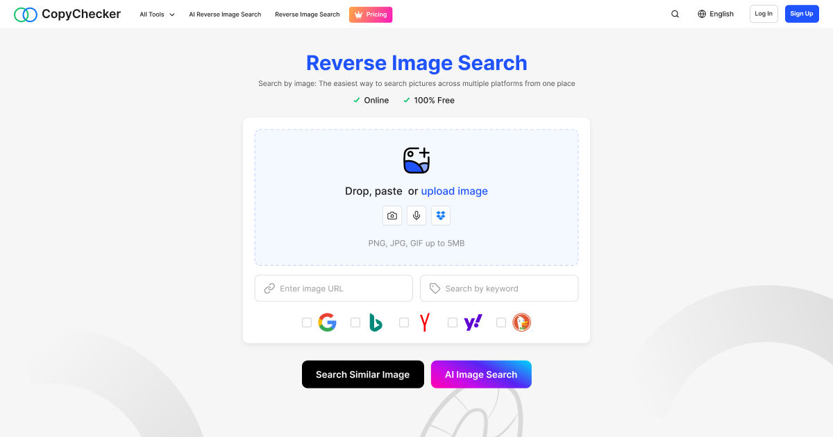 Reverse Image Search Free | Find Similar Images Online