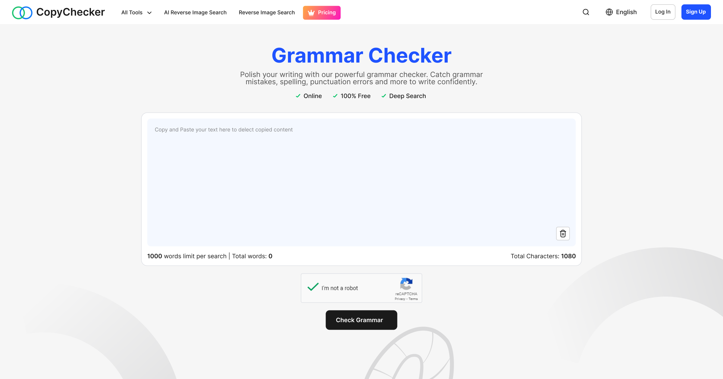 100% Free Online Grammar Checker - Correct Grammar Instantly