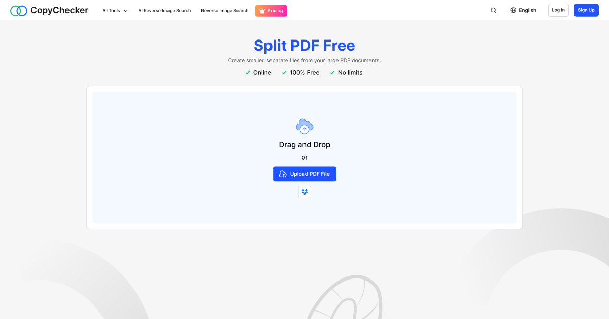 Pisahkan PDF Daring - Alat Pemisah PDF yang Mudah & Aman